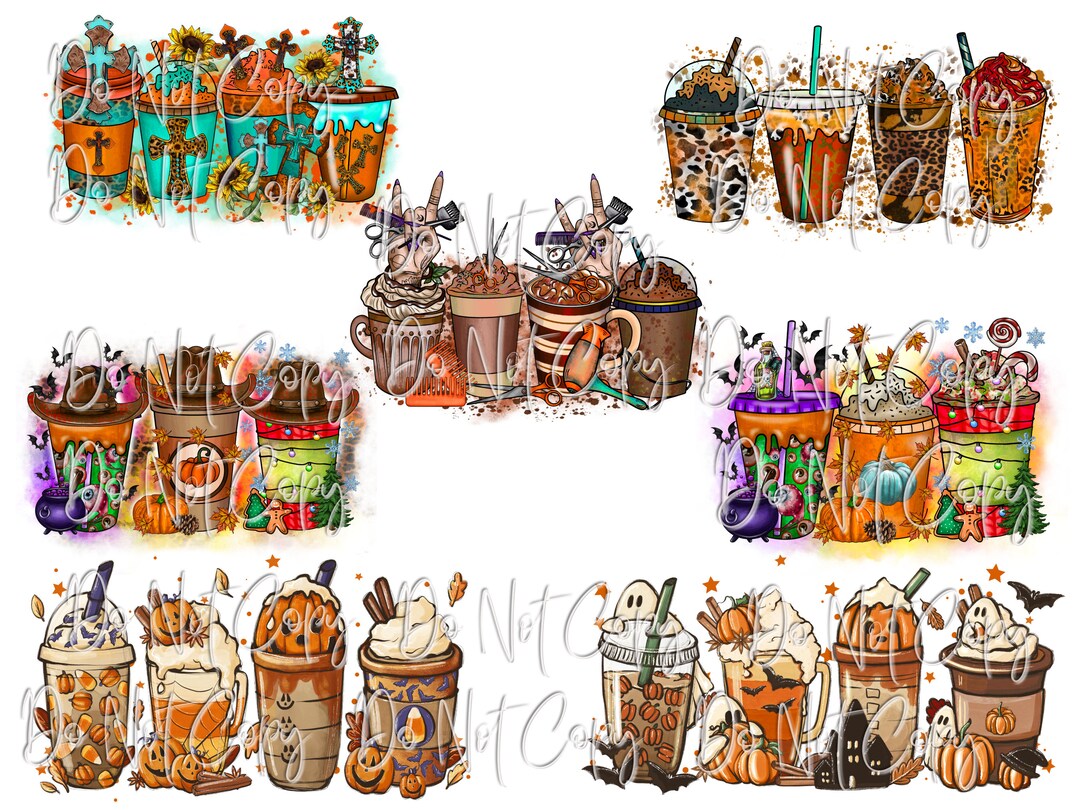 Coffee SUBLIMATION TRANSFER, Ready to Press Transfer, Fall Transfer ...