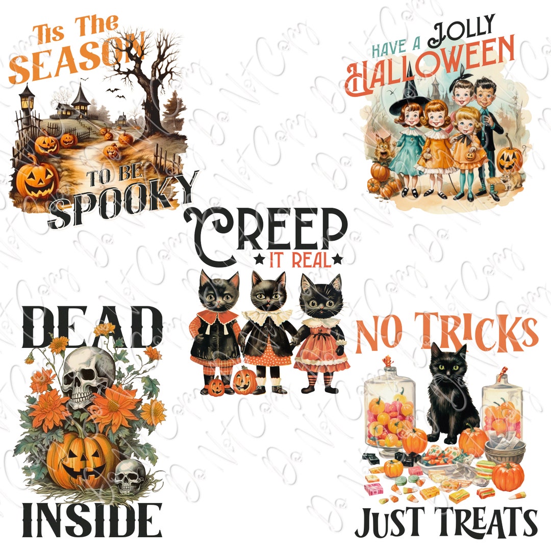 Halloween, SUBLIMATION TRANSFER, Ready to Press Transfer, Halloween ...