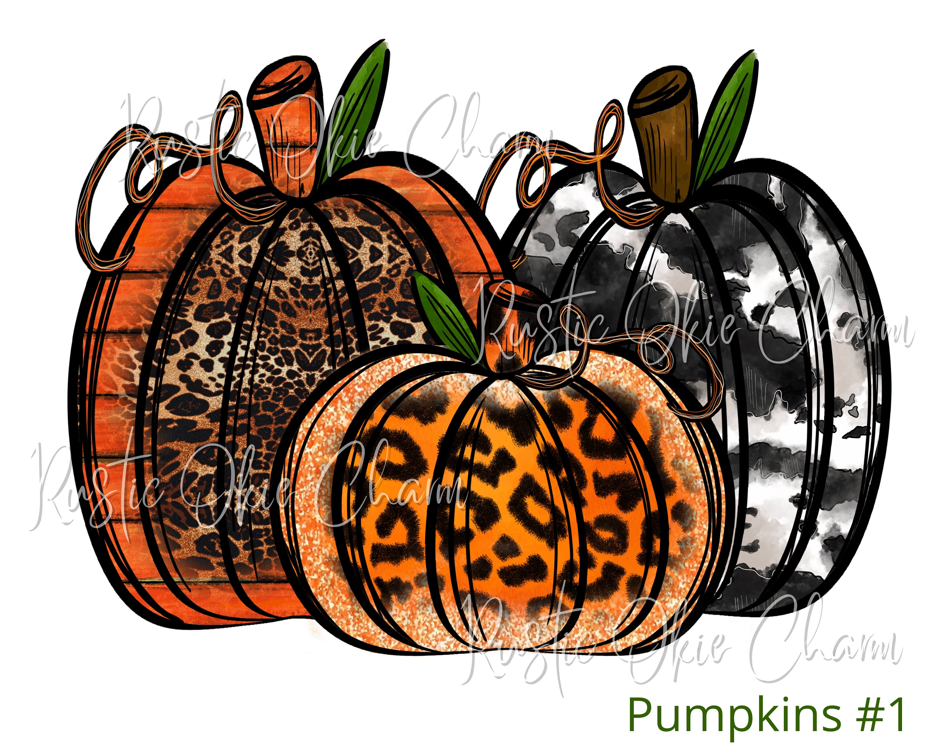 Pumpkins, SUBLIMATION TRANSFER, Ready to Press Transfer, Serape ...