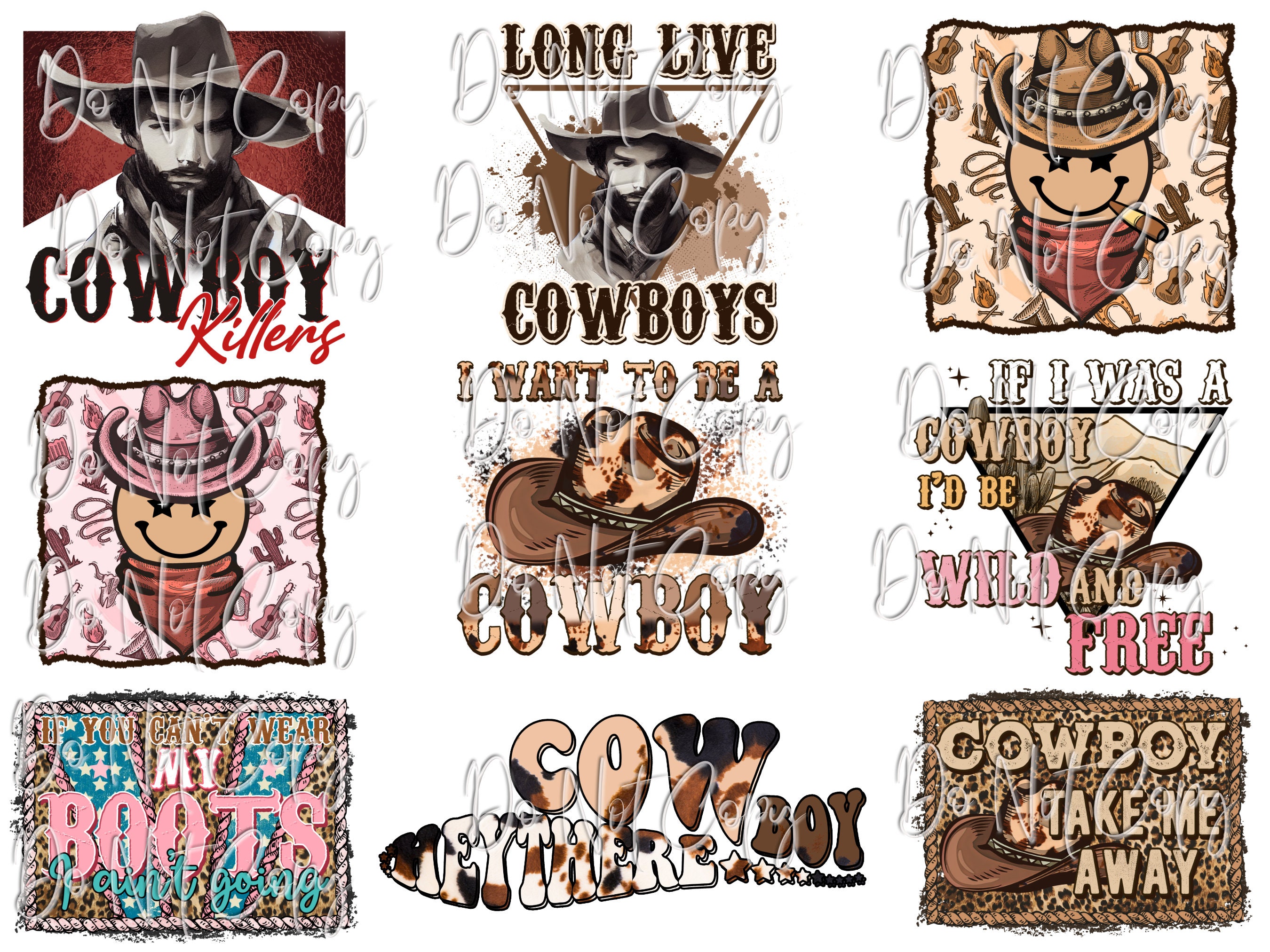 Western, SUBLIMATION TRANSFER, Ready to Press Transfer, Sublimate ...