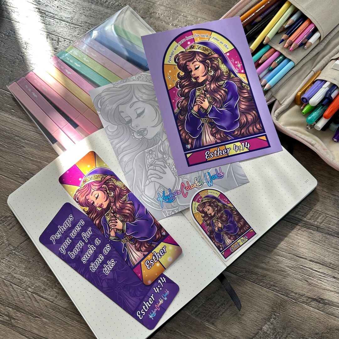 Esther Bundle, Etsher Bookmark, Bible Bookmark, Bible Print, Bible ...