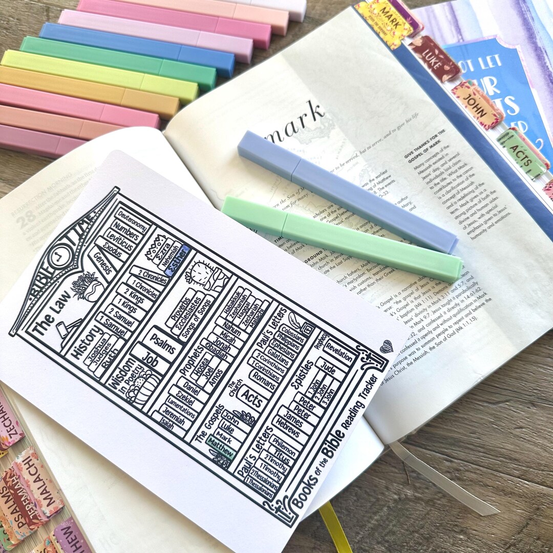 Bible Bookshelf Tracker, Track Books, Book Lovers, Book Gift Ideas ...