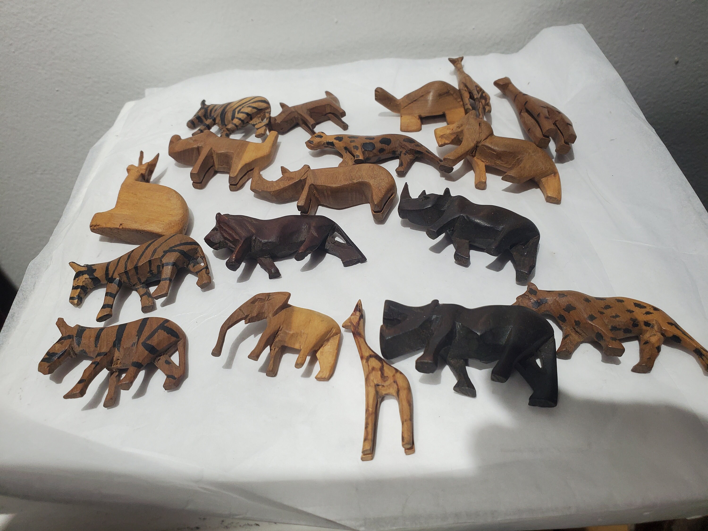 African Wooden Animals - Etsy