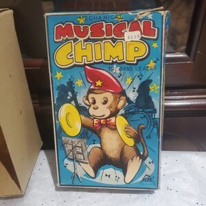 Alps Monkey Hitting Cymbals Wind up Vintage Toy - Etsy