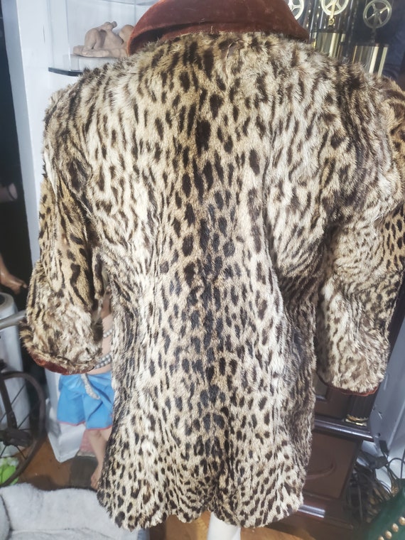1900's real leopard Skin Child coat - Gem