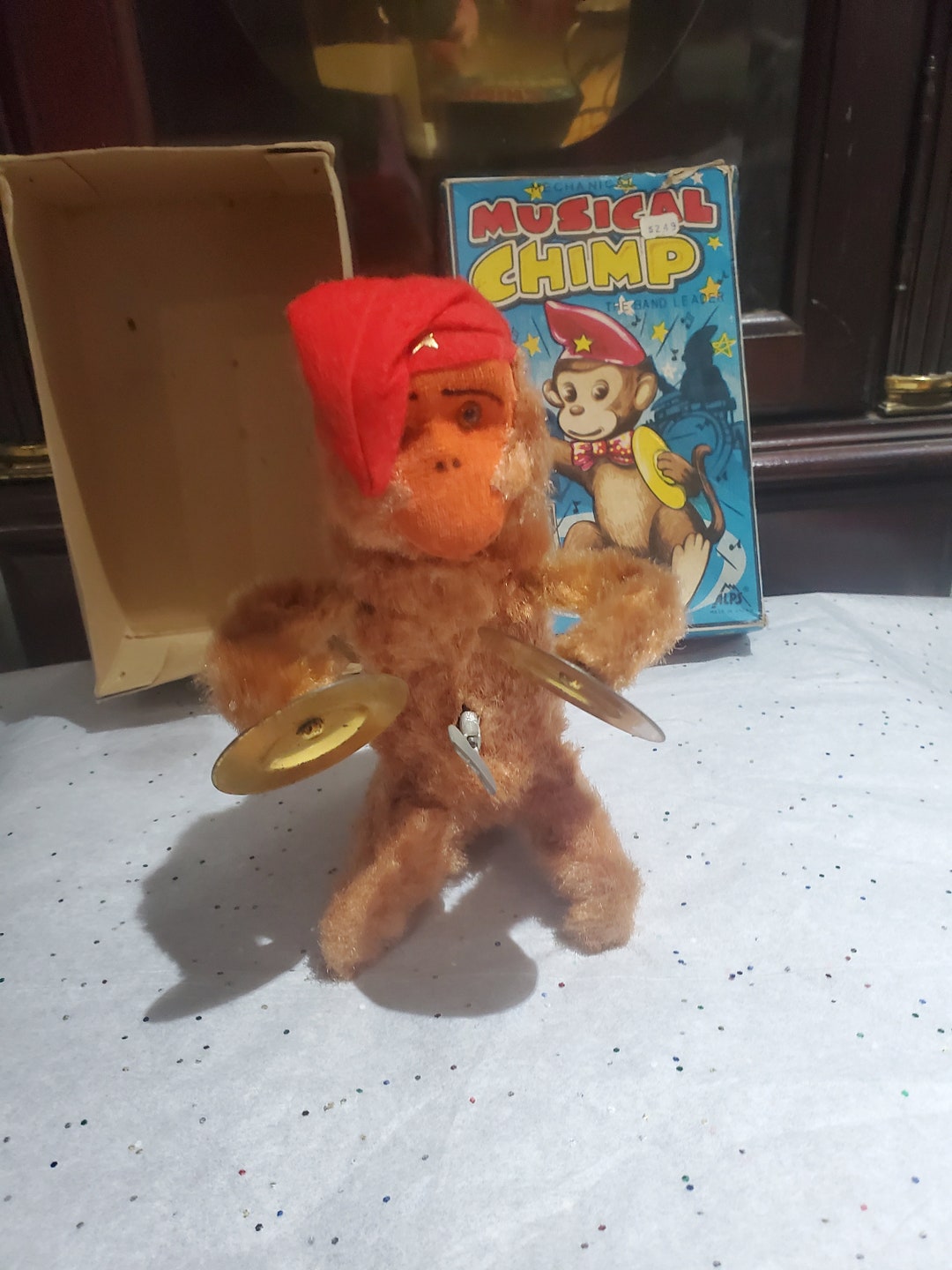 Alps Monkey Hitting Cymbals Wind up Vintage Toy - Etsy