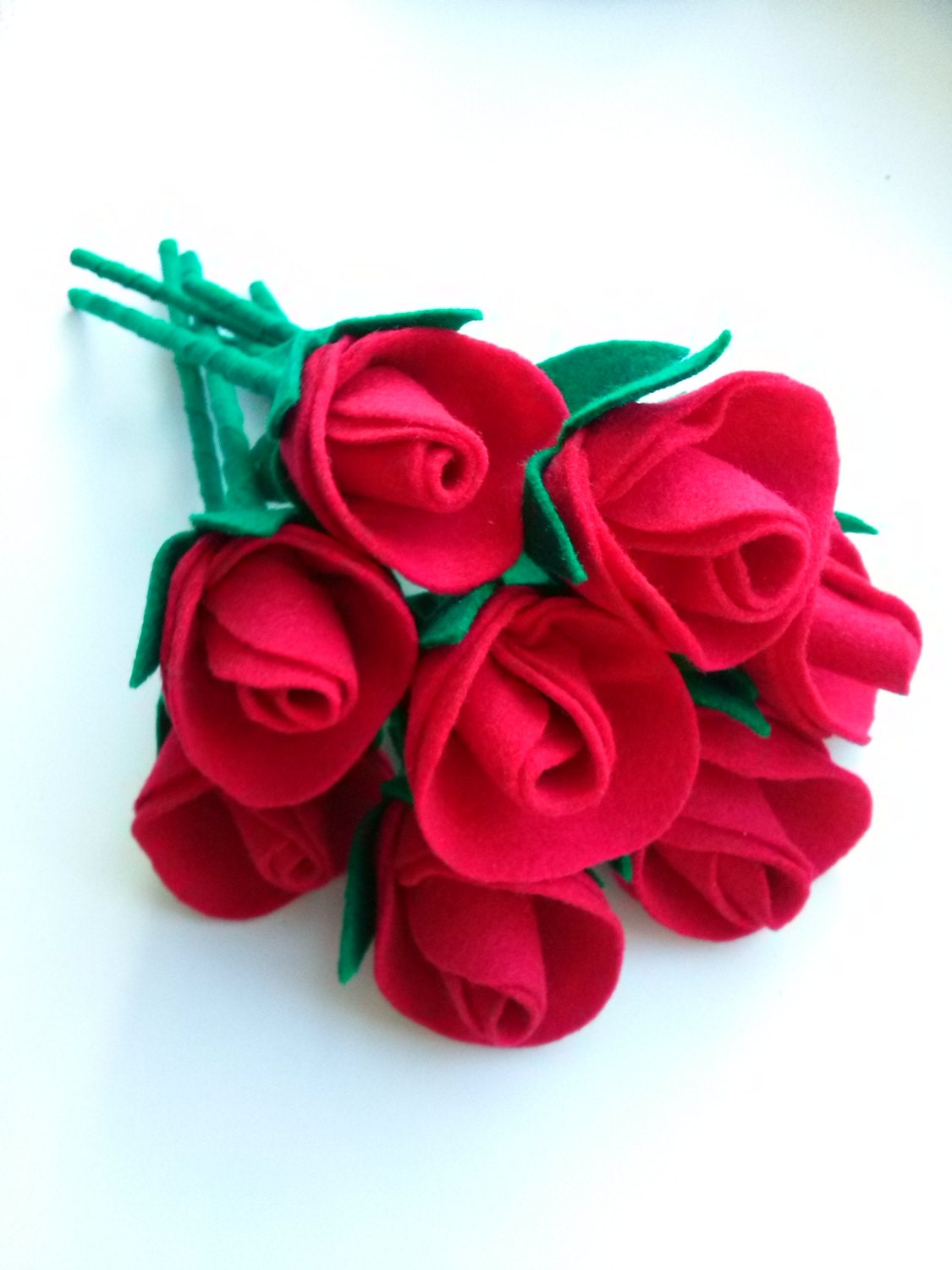 Any Colour Handmade Felt Rose / Flower - Etsy