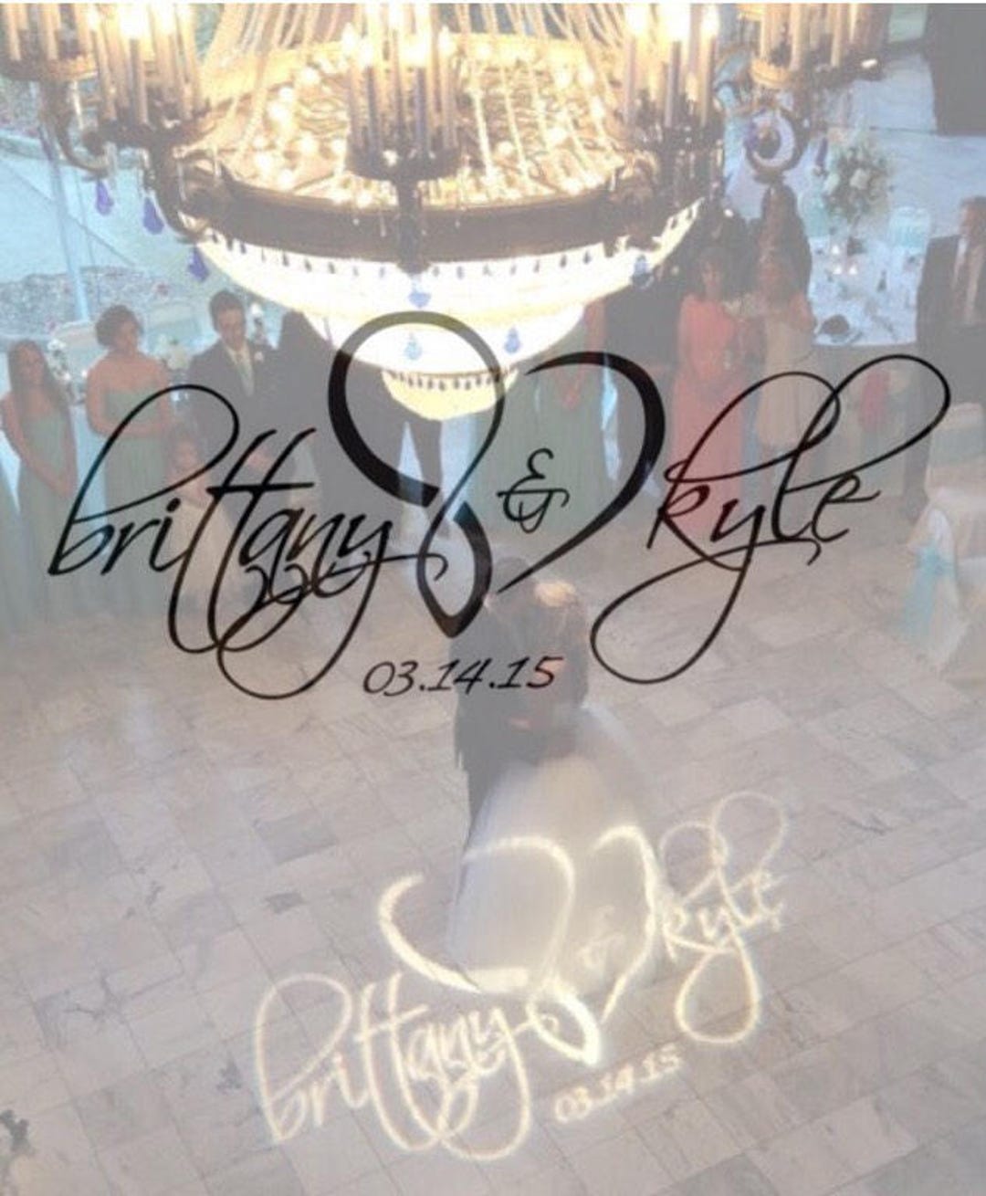 Wedding Monogram Infinity Heart Template, Wedding Invitation Monogram ...