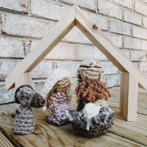 Christmas Nativity Set, Crochet Nativity, Christmas Scene, Heirloom ...