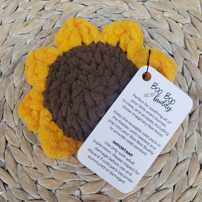 Boo Boo Buddy, Crochet Printable Tag, Non-editable PDF, Instant ...