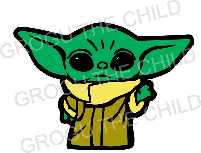 The Child Grogu //SVG CDR .EPS .ai Png // Cut - Etsy