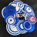 Chicago Cubs Paper Rosette Wreath - Etsy