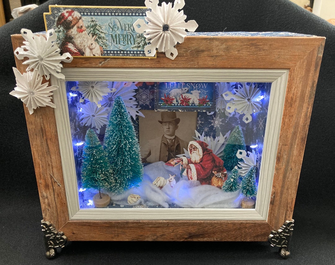 Custom Framed LED Lit Shadow Box Diorama - Etsy