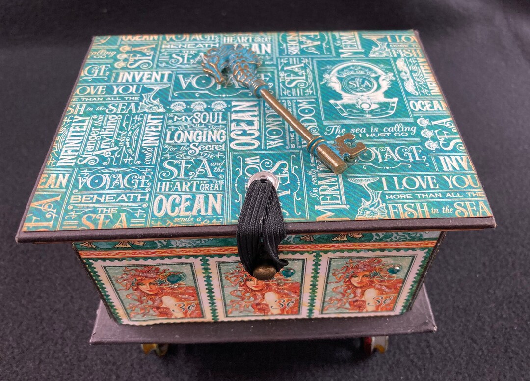 Mermaid and Sea Trolley and Photo and Journaling Album Set - Etsy