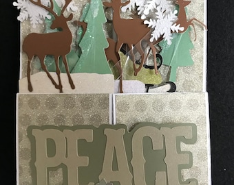 Pop up Cards Christmas. Coloring Page Card Pop-up. Cards Pop up Instant ...