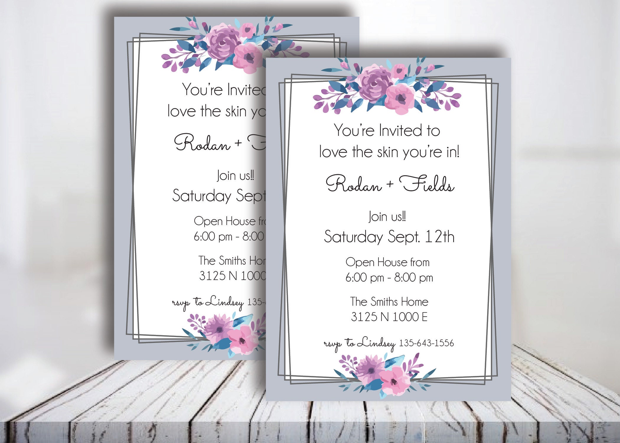 Mary Kay Party Flyer Templates