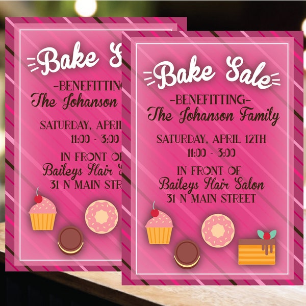 Baked Goods Flyer - Etsy