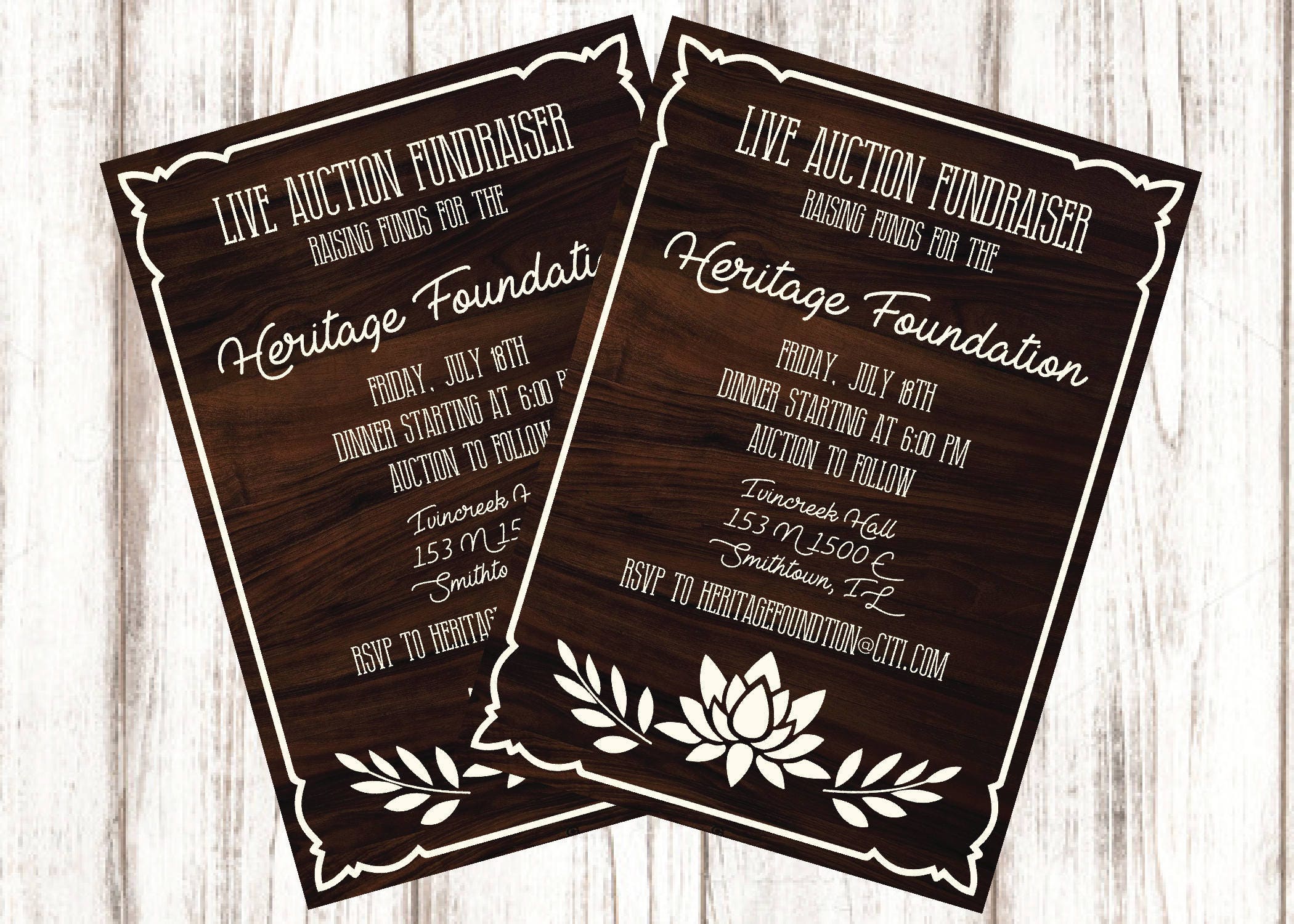 Service Auction Invitation