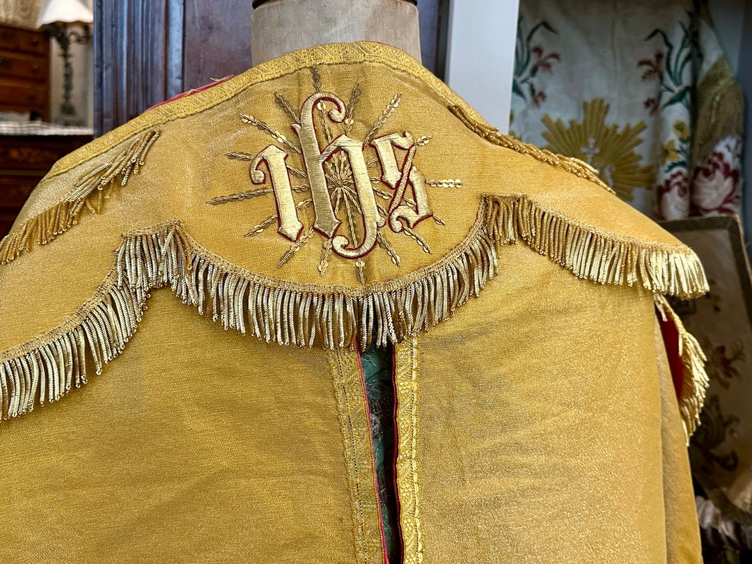 Gilt Illuminated Christogram Antique Ecclesiastic Tabernacle Veil - Etsy
