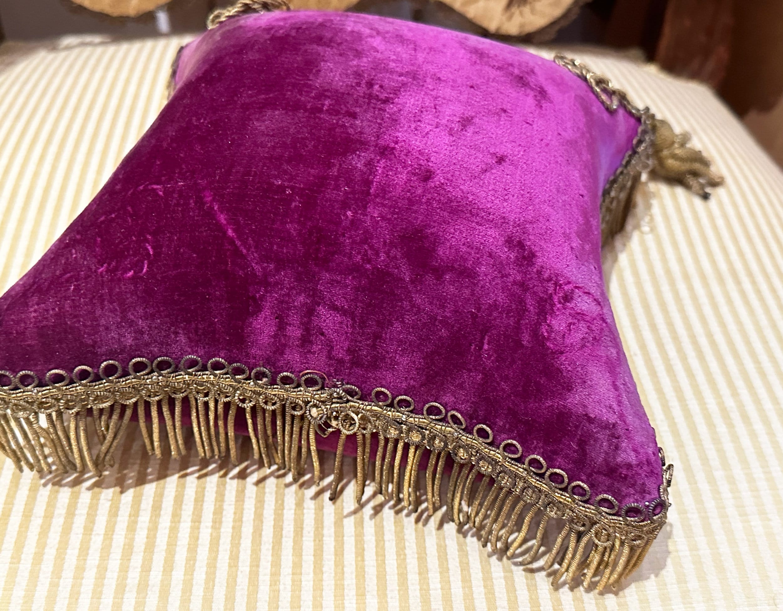 Antique French Velvet Presentation Pillow - Etsy