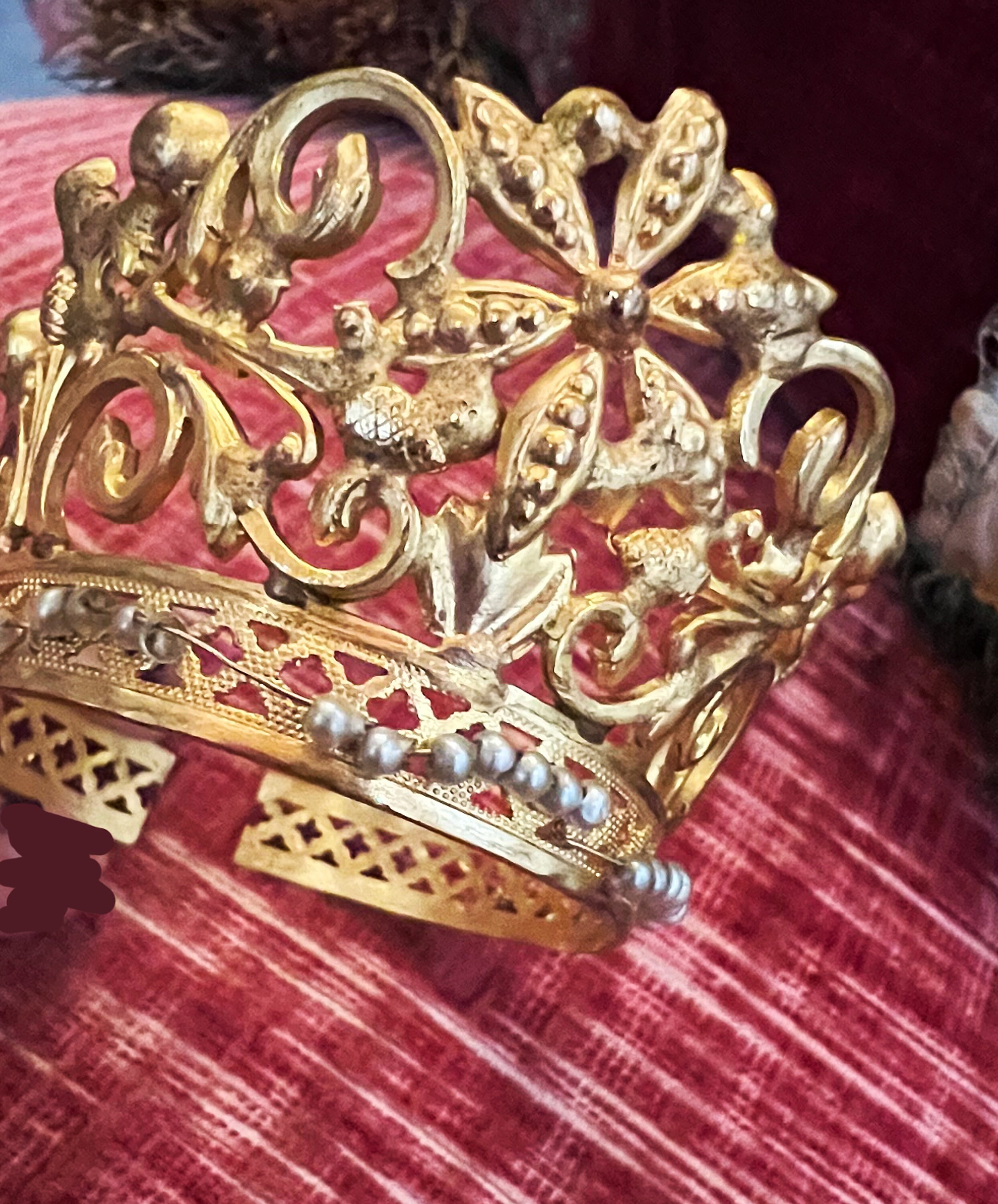 Precious Small Antique Santos Crown - Etsy