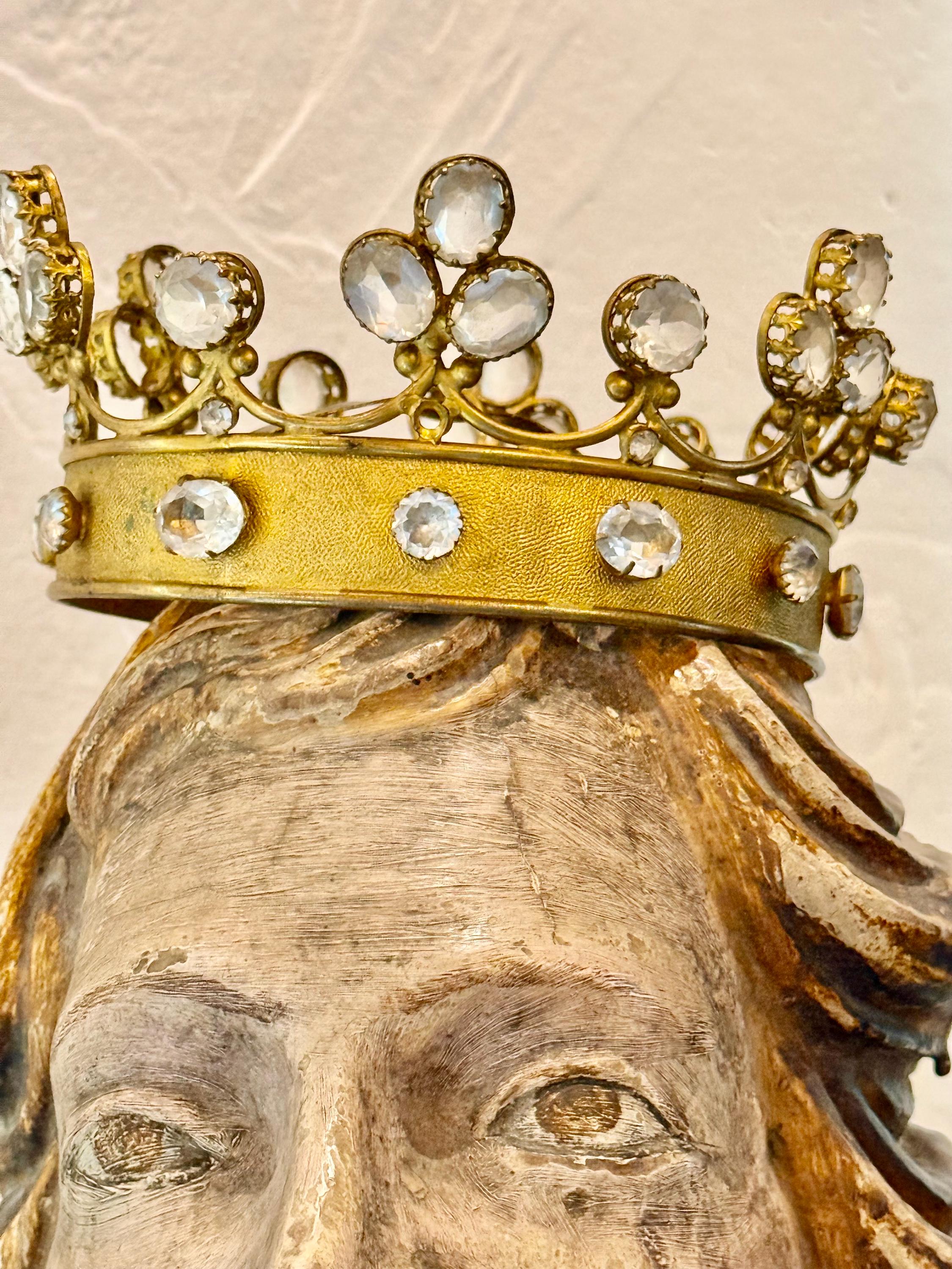 Antique Religious Santos Royal Crown Circa 1850 - Etsy