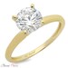 Prong Ring, Prong Ring Yellow Gold, Gold Promise Ring, .6 CT Round ...
