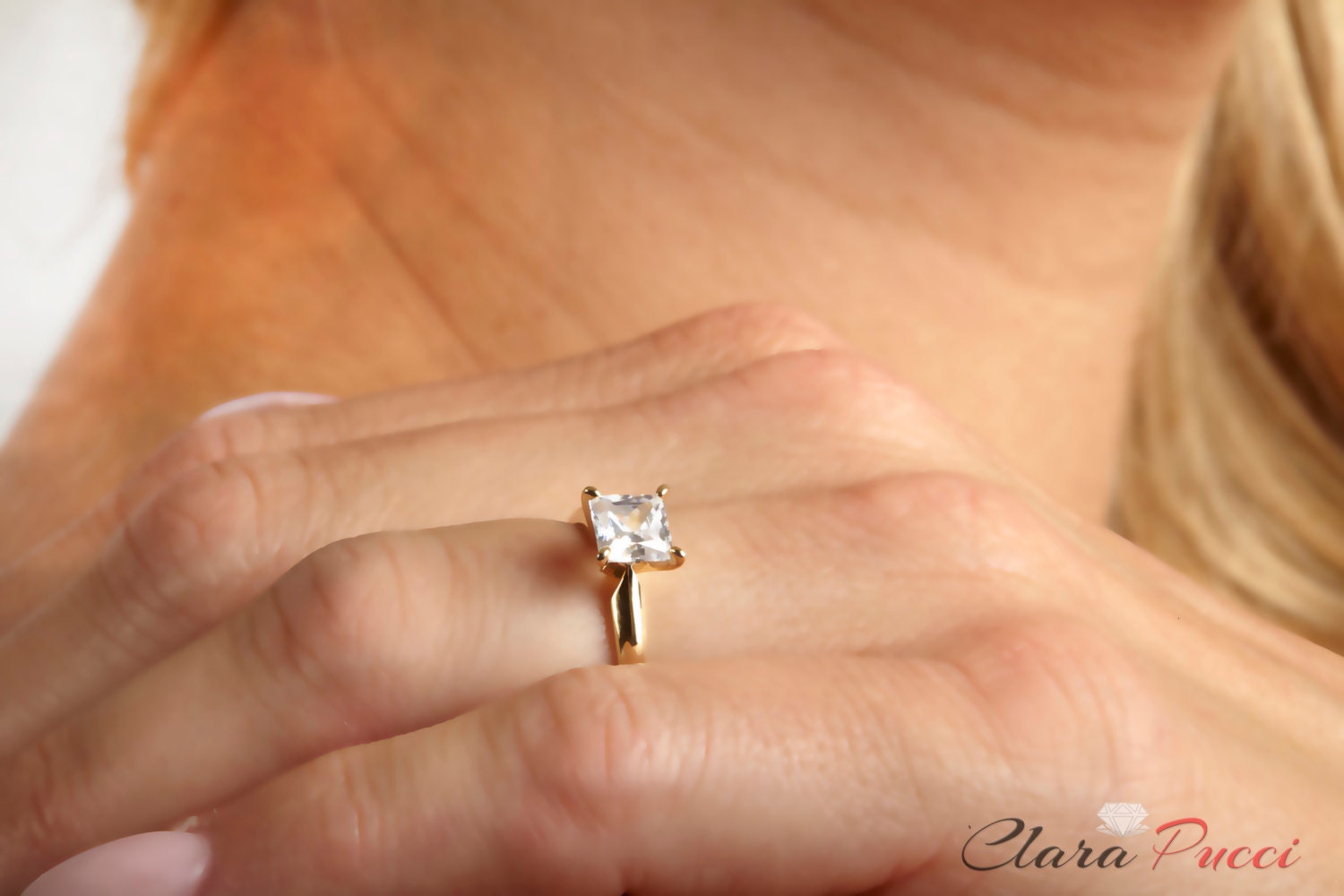 Real Gold Engagement Ring Real Gold Engagement Rings Real - Etsy