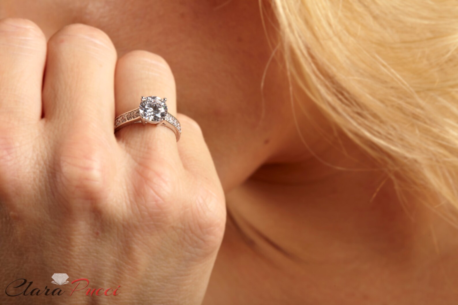 White Gold Ring Thin White Gold Ring Unique Engagement 2 | Etsy