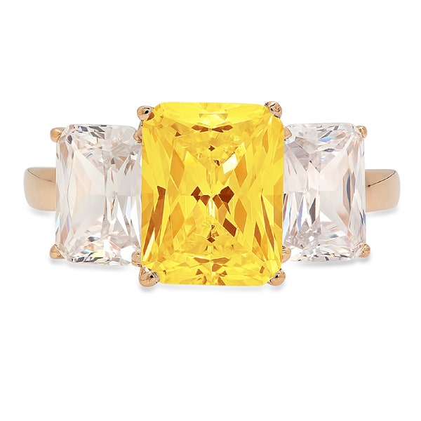 Canary Diamond Ring - Etsy