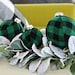 Green and Black Buffalo Plaid Christmas Ornaments. Modern - Etsy