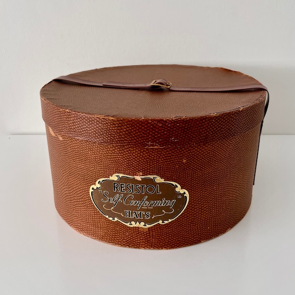 Round Hat Box - Etsy