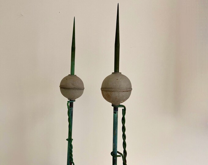 Vintage ANTIQUE LIGHTNING ROD, 19th Century Victorian Era Lightning Rod ...