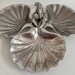 Vintage Huge CLAM SHELL SERVING Platter Pewter 3 Bowl Serving - Etsy