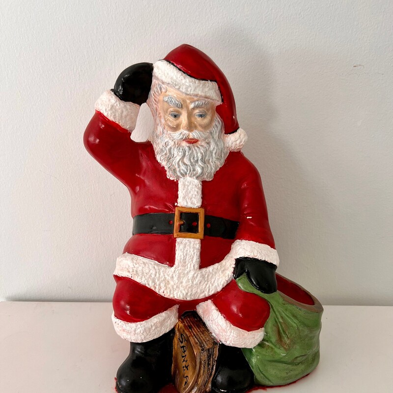 Ceramic Santa - Etsy