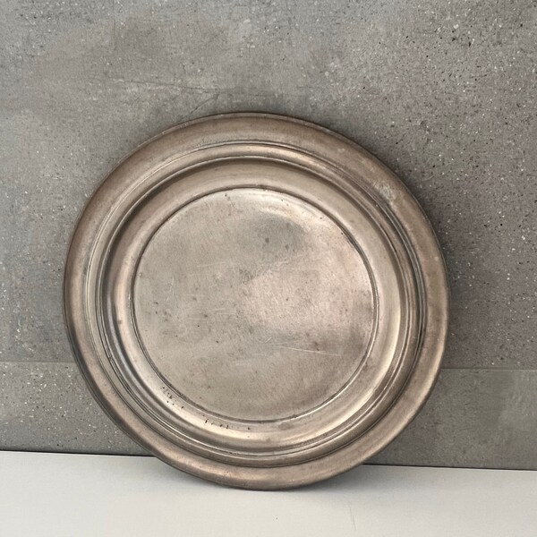 Pewter Plate - Etsy