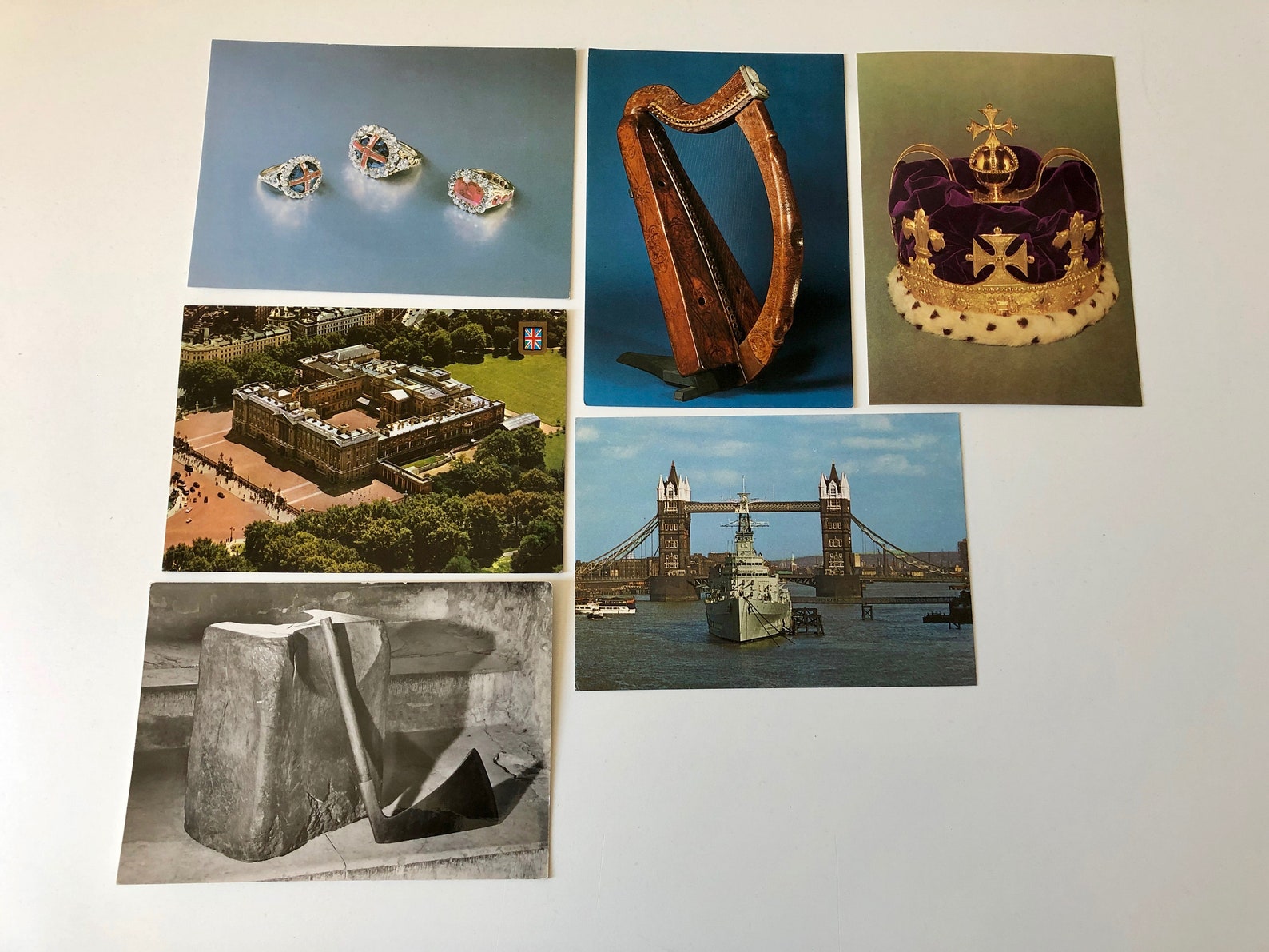 Vintage 6 BRITISH THEMED POSTCARDS 1970s Britain Wales | Etsy