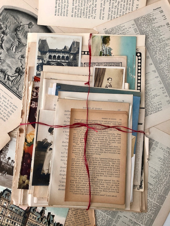 Paper, Party & Kids Craft Supplies & Tools 50 Variety Vintage Book ...