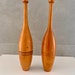 Vintage PAIR of EXERCISE PINS, Antique Wood Juggling Pins, 'indian ...