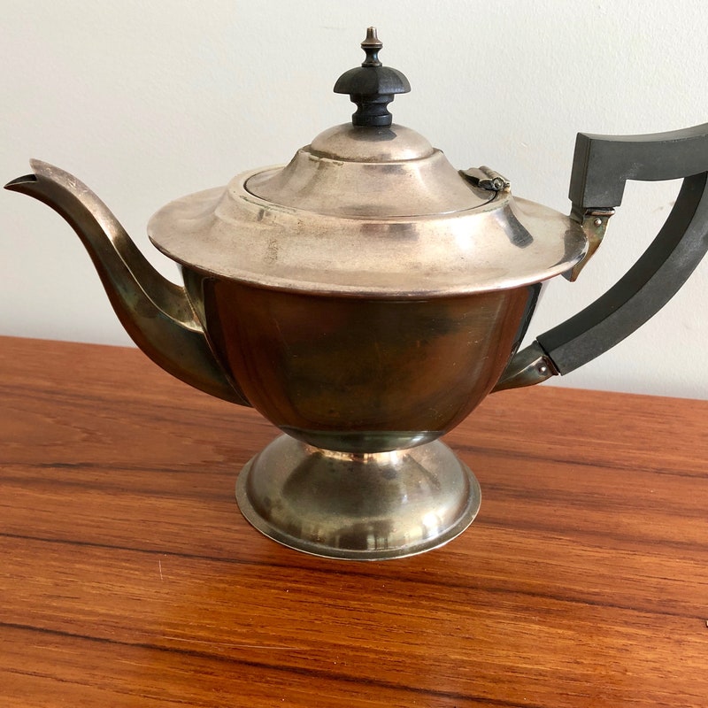 Silver Plate Teapot - Etsy