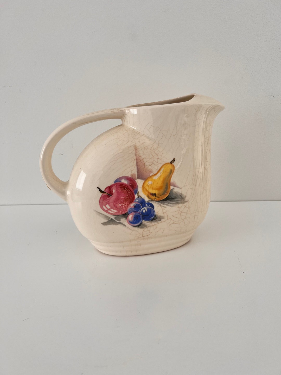 Vintage 1950s KNOWLES COUNTRY PITCHER, Knowles Utility Ware Jug, Made U ...