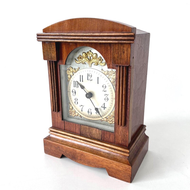 Wood Mantel Clock - Etsy