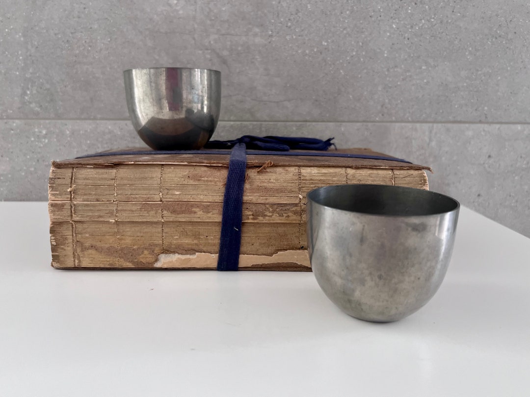 Vintage Pair of STIEFF PEWTER JEFFERSON Cups, Stieff Pewter P50 ...