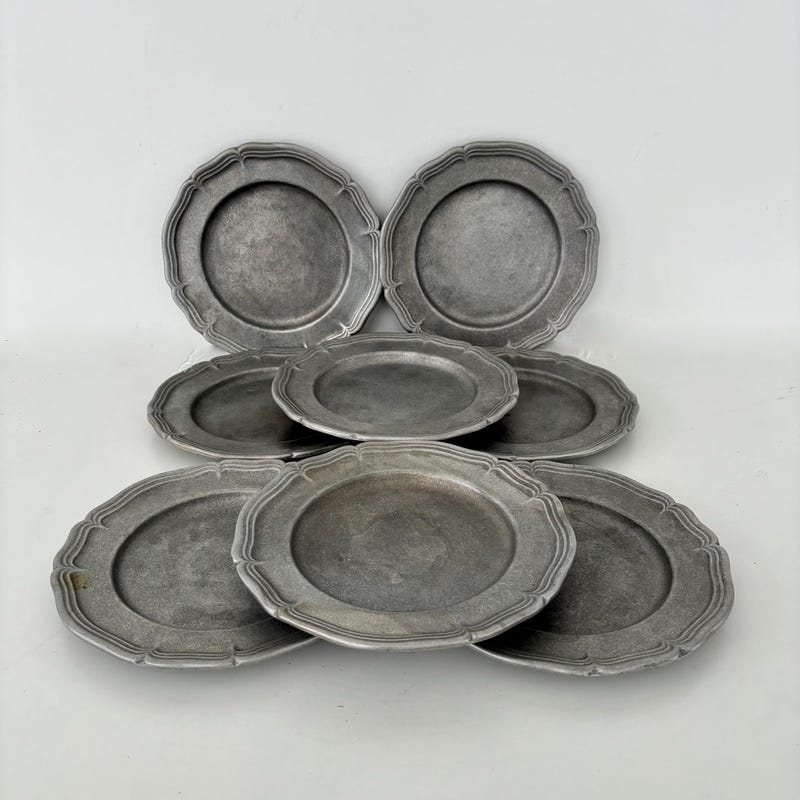Pewter Plate - Etsy