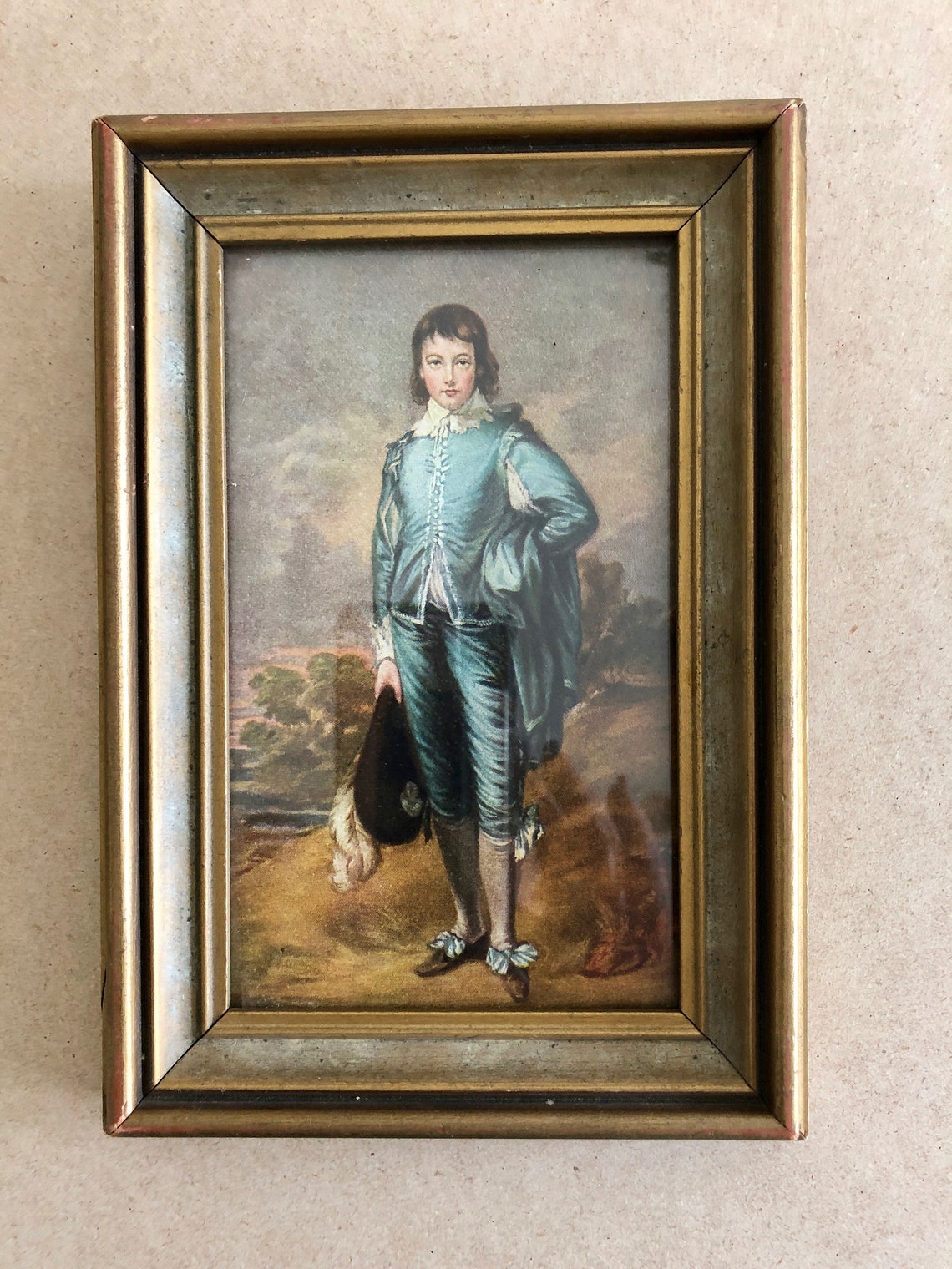 Vintage BLUE BOY & RED Boy Prints Early 1930s Framed | Etsy