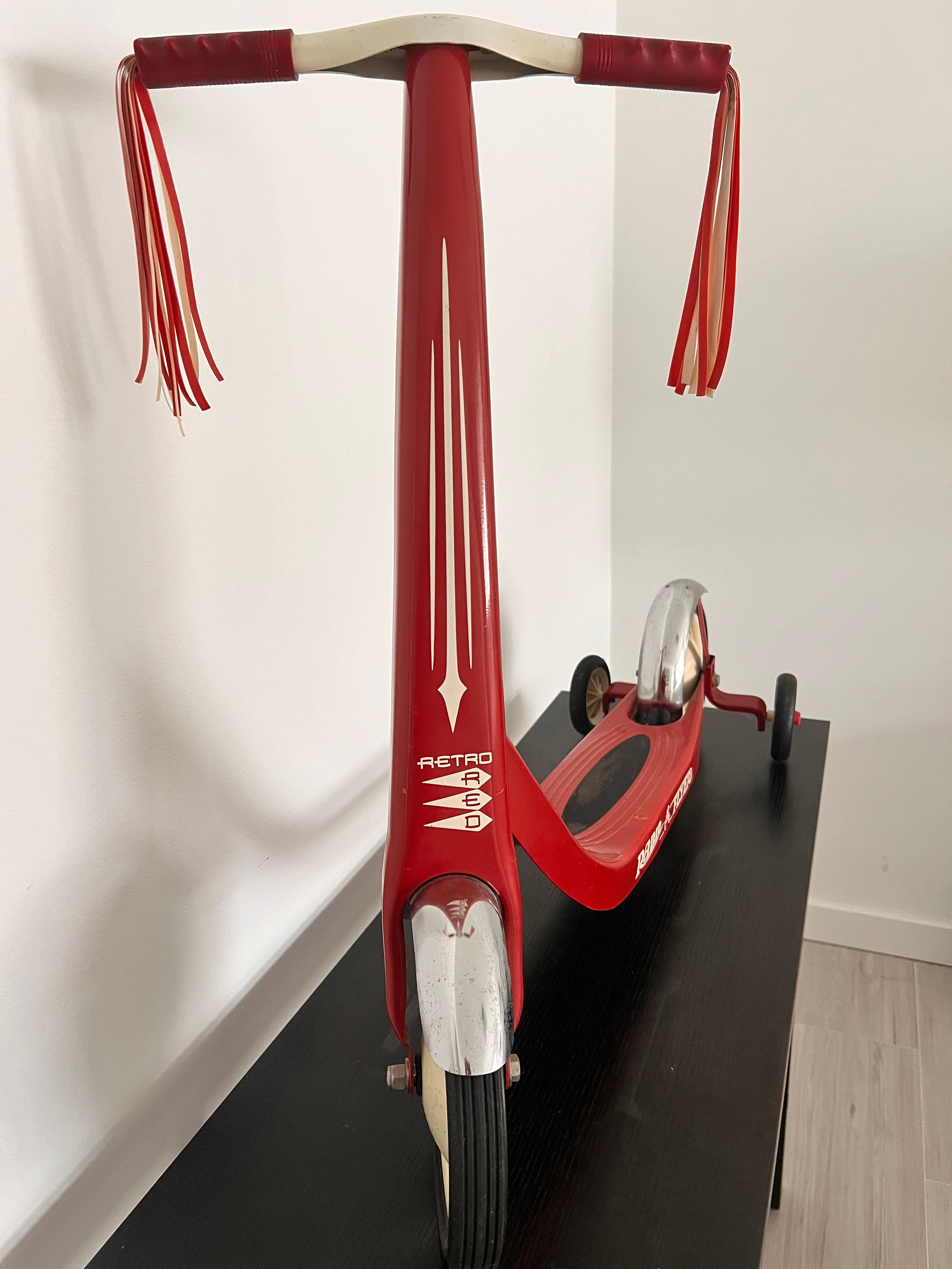 Vintage 1960s Radio Flyer Scooter: Retro Red, Training Wheels - Etsy