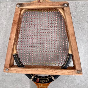 Vintage REGENT CHALLENGER TENNIS Racquet With Wood Racquet Press, Don ...