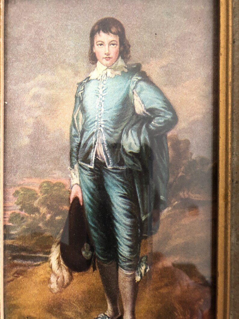 Vintage BLUE BOY & RED Boy Prints Early 1930s Framed | Etsy