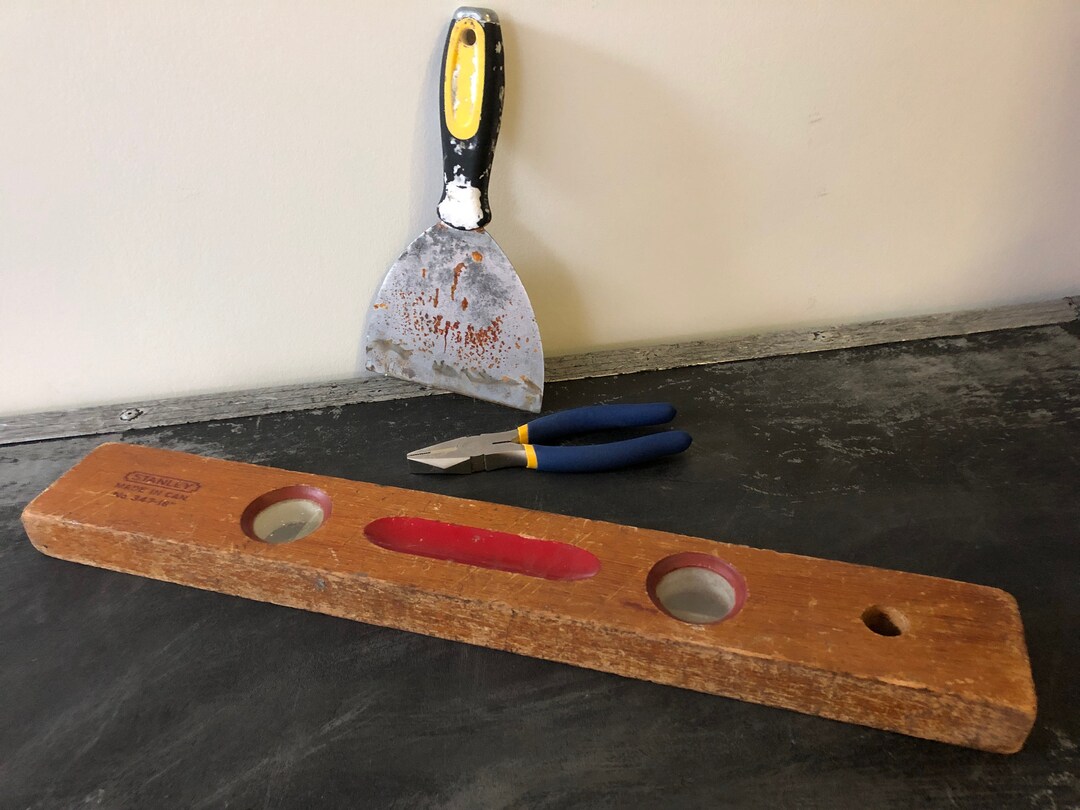 Vintage SALE STANLEY LEVEL, Carpenter's Tool, Made in Canada Old Wood ...