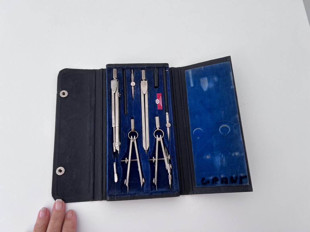 Vintage POST TECHMASTER Drafting Set: German Engineering Tools, Original Case - Etsy